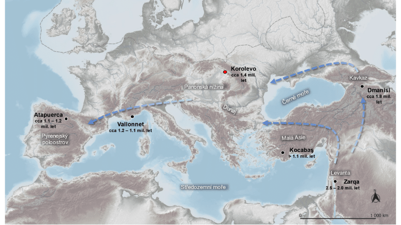The first humans came to Europe 1.4 million years ago - Geofyzikální ...